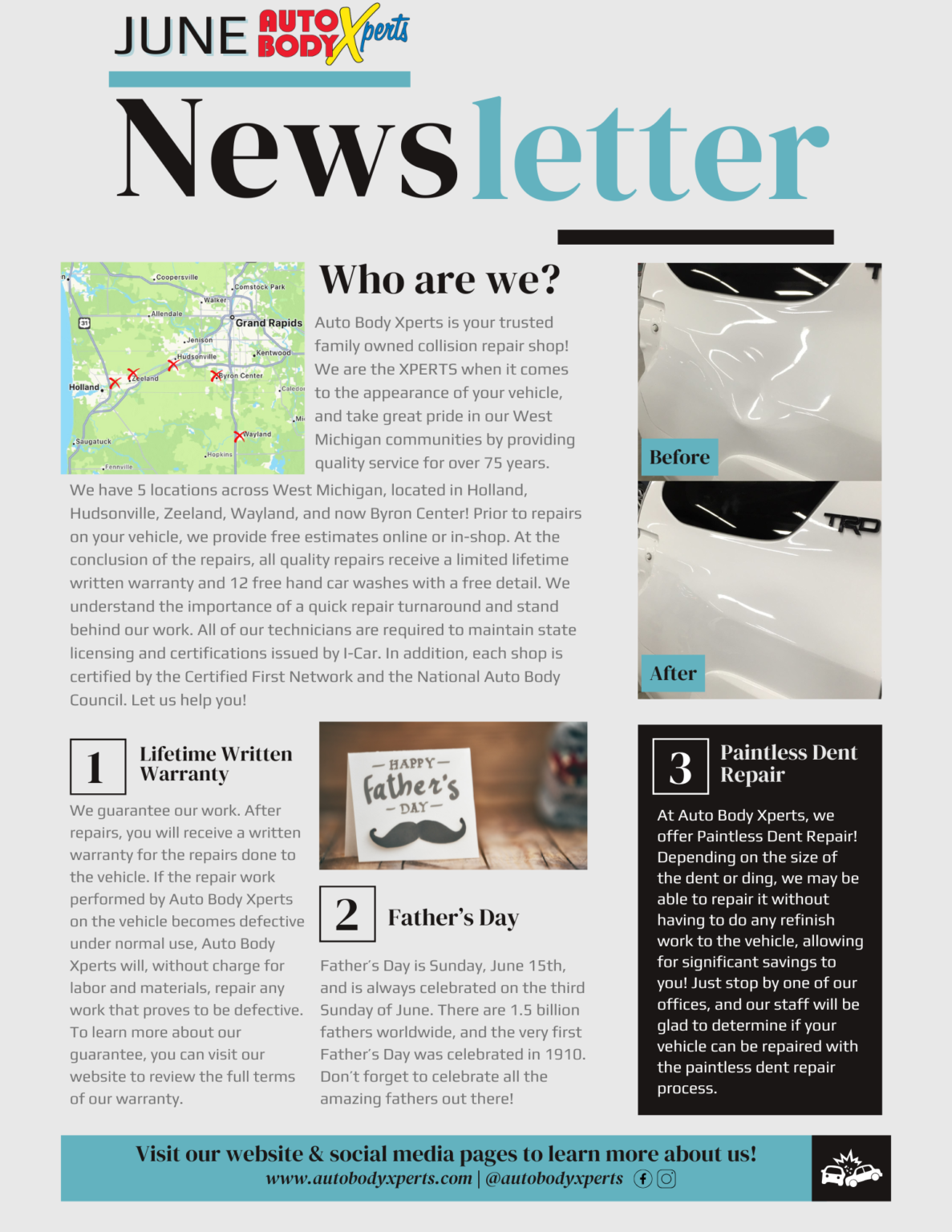 June Newsletter - Auto Body Xperts